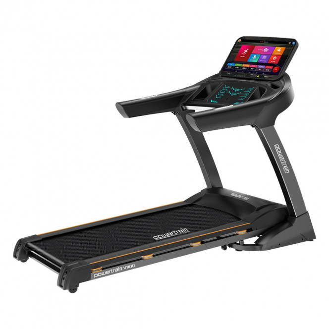 Powertrain V1100 Electric Treadmill with Wifi Touch Screen Power Incline